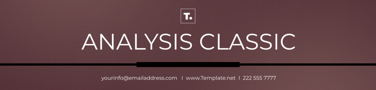 Analysis Classic Header Template - Edit Online & Download Example ...