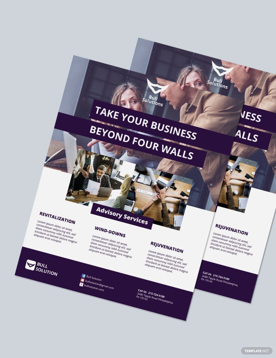 Small Business Flyer Templates Design Free Download Template
