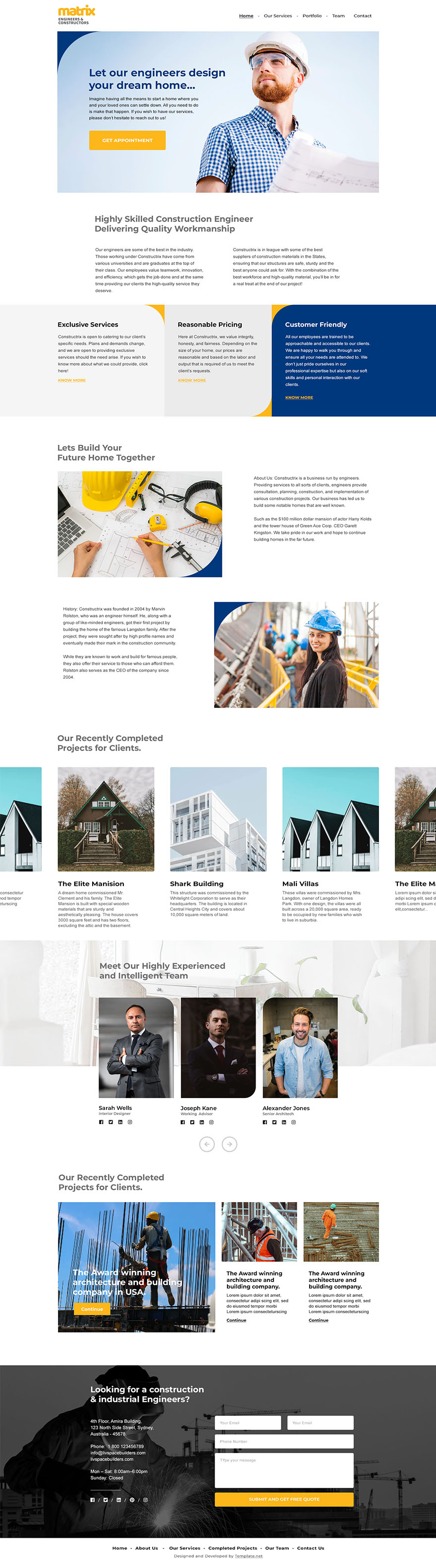 Free Engineers WordPress Theme/Template - Wordpress | Template.net