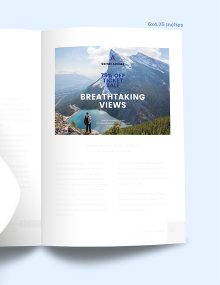 Geographical Magazine Ads Template - InDesign, Word, Apple Pages, PSD ...