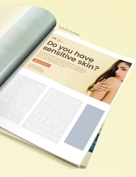 Health Care Magazine Ads Template - InDesign, Word, Apple Pages, PSD ...