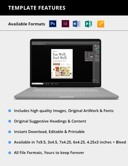 Health Magazine Ads Template - InDesign, Word, Apple Pages, PSD ...