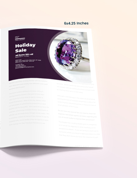 Holiday Sale Magazine Ads Template - InDesign, Word, Apple Pages, PSD ...