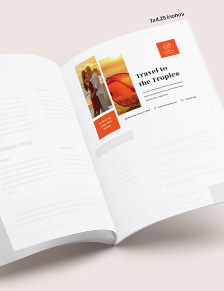 Travel Magazine Ads Layout Template - InDesign, Word, Apple Pages, PSD ...
