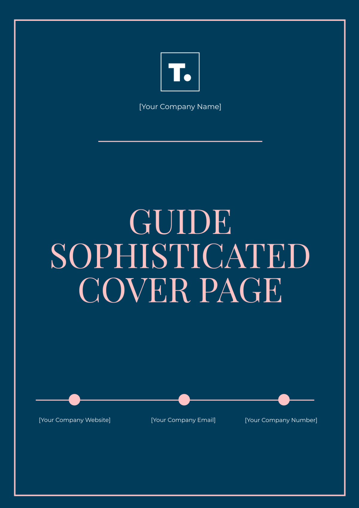 Guide Sophisticated Cover Page Templates - Edit Online & Download ...
