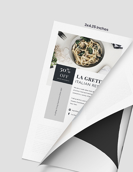 Free Restaurant Magazine Ads Template - InDesign, Word, Apple Pages ...