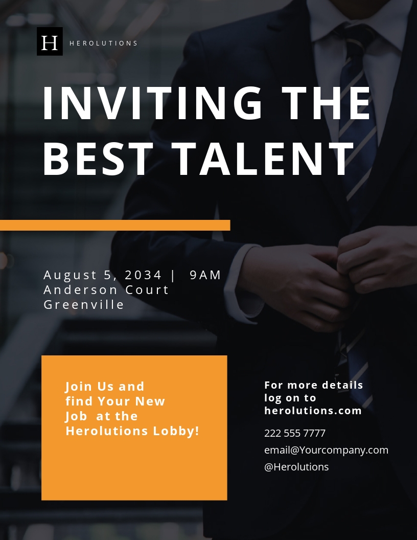 FREE Job Fair Flyer Templates Customize Download Template
