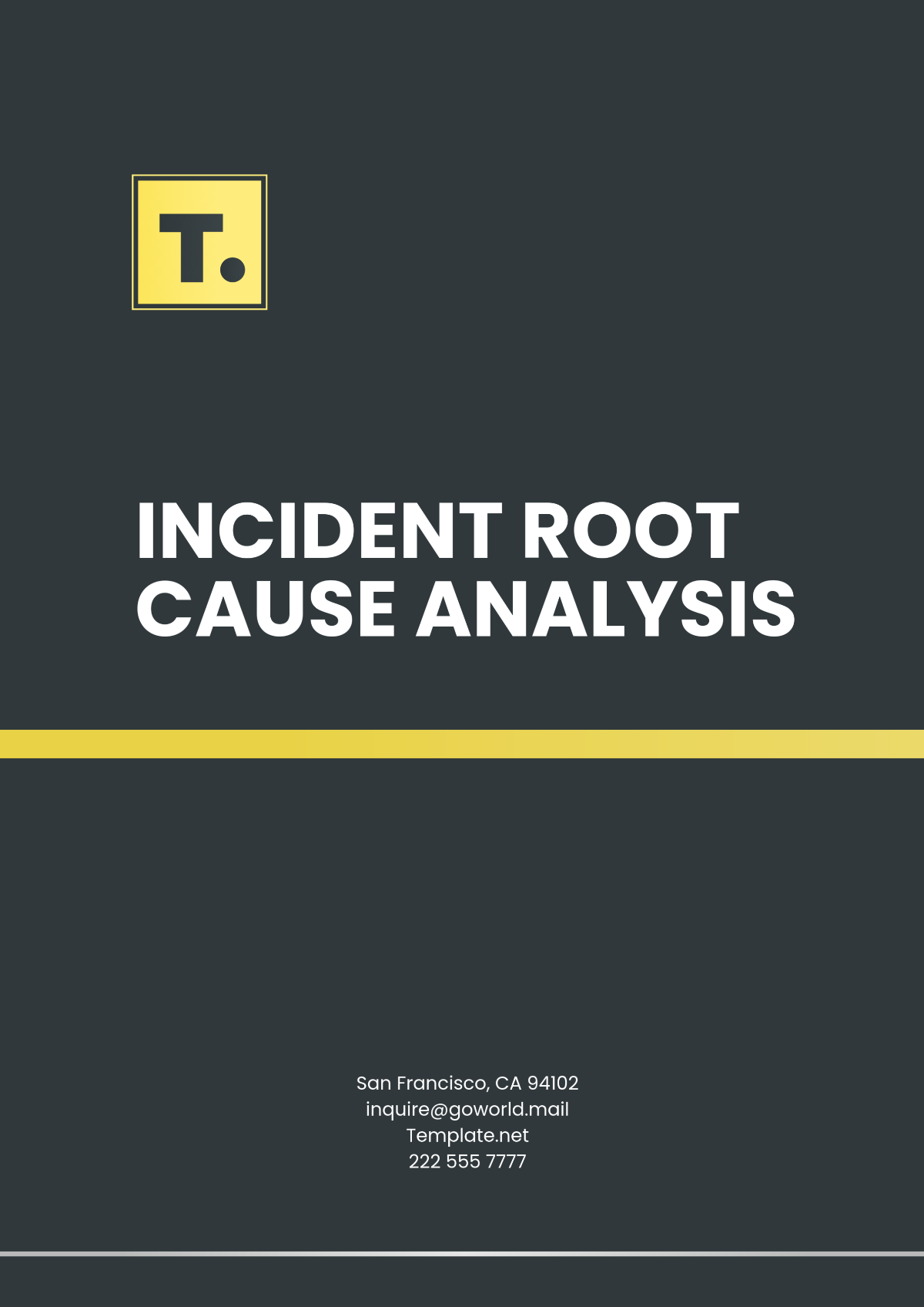 Free Root Cause Analysis Templates Editable And Printable Free Root Cause Analysis Templates Editable And Printable