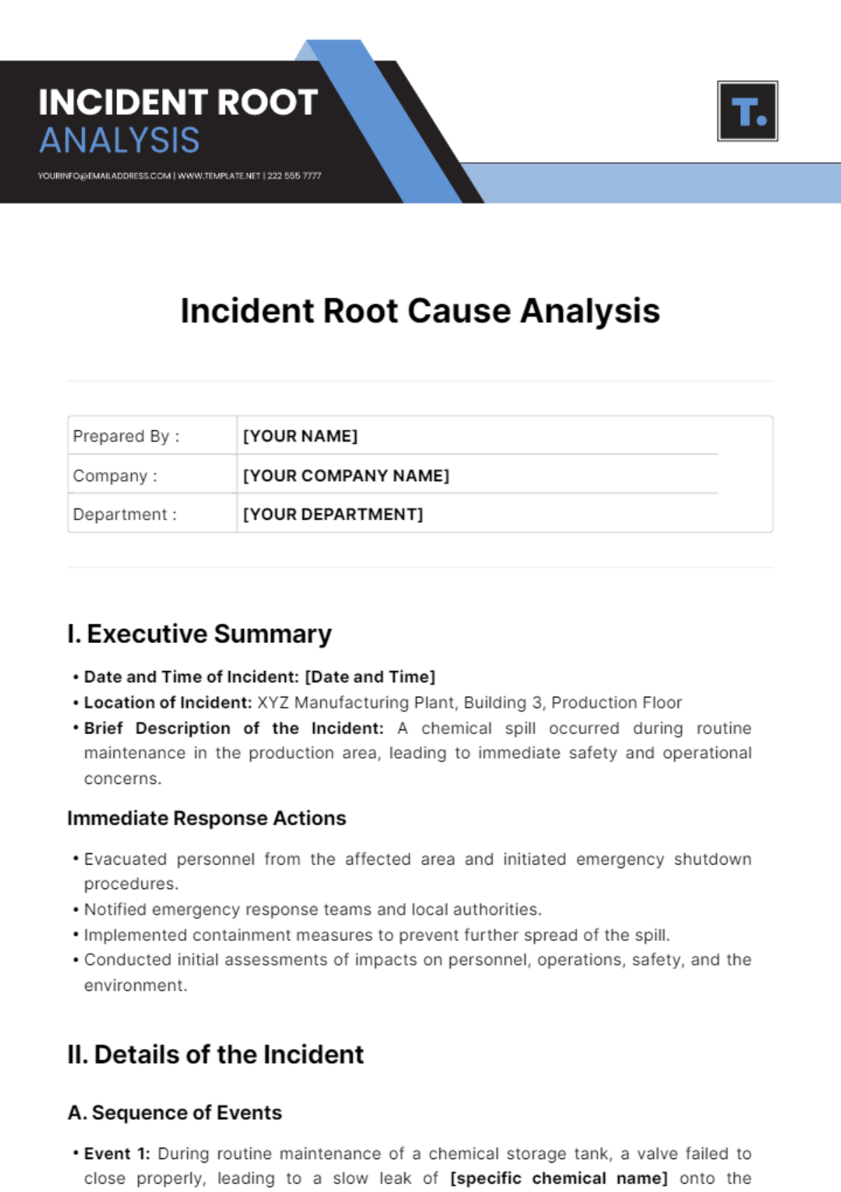 Incident Root Cause Analysis Template Edit Online Download Example Incident Root Cause Analysis Template Edit Online Download Example