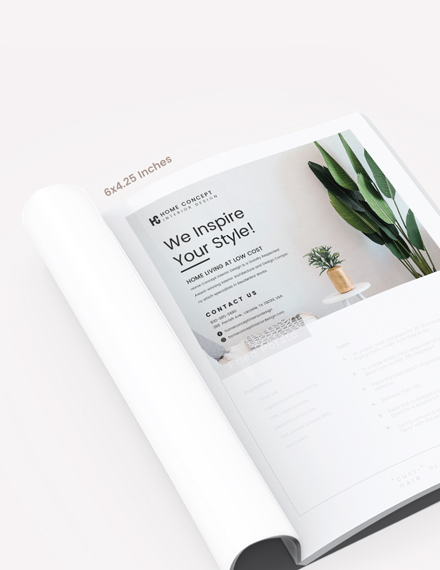 Home And Design Magazine Ads Template - Word | PSD | InDesign | Apple ...