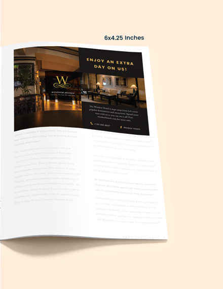 Hotel Magazine Ads Template - InDesign, Word, Apple Pages, PSD ...