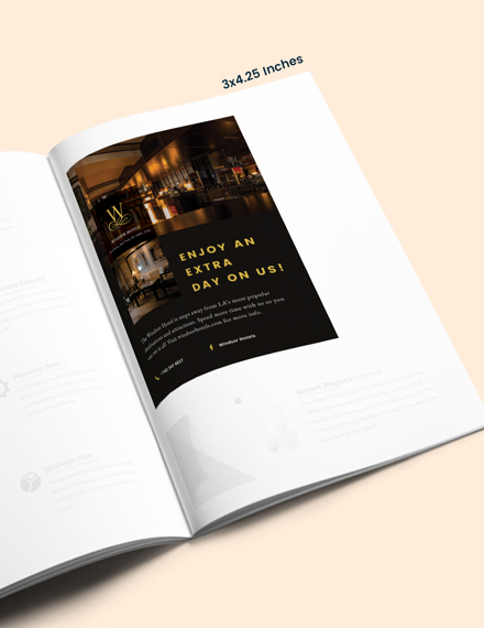 Hotel Magazine Ads Template - InDesign, Word, Apple Pages, PSD ...