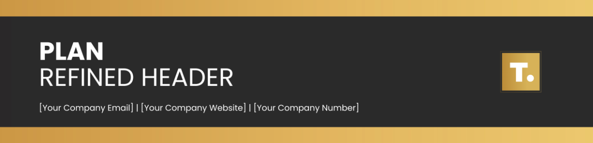 Plan Refined Header Templates - Edit Online & Download Example ...