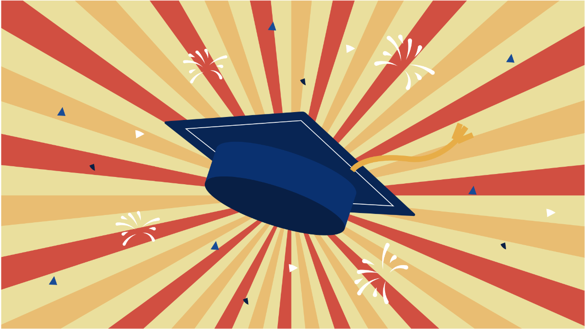 Retro Graduation Season Background - Edit Online & Download Example ...