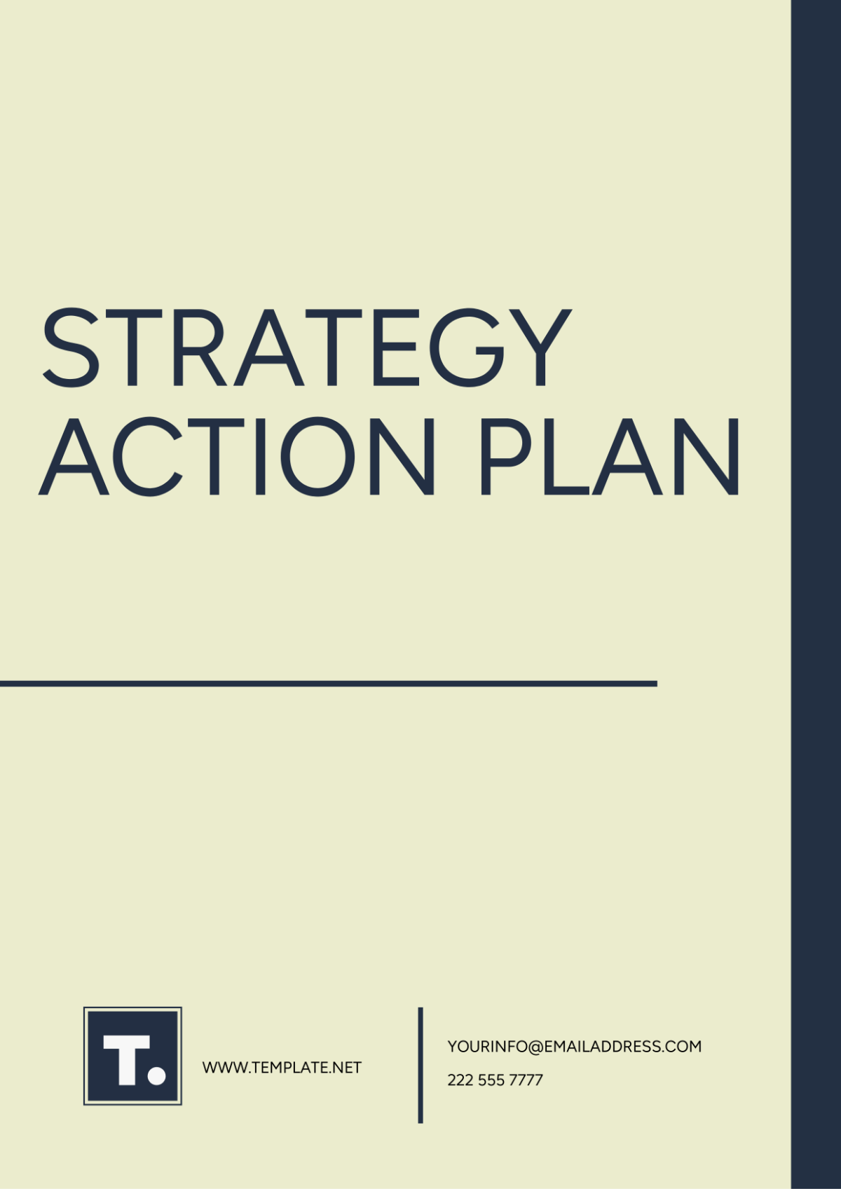 Strategy Action Plan Template - Edit Online & Download Example ...