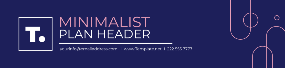 Plan Minimalist Header Template - Edit Online & Download Example ...