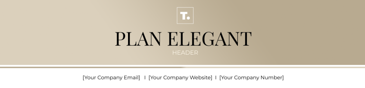 Plan Elegant Header Template - Edit Online & Download Example ...