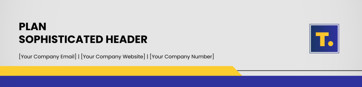 Plan Sophisticated Header Templates - Edit Online & Download Example ...