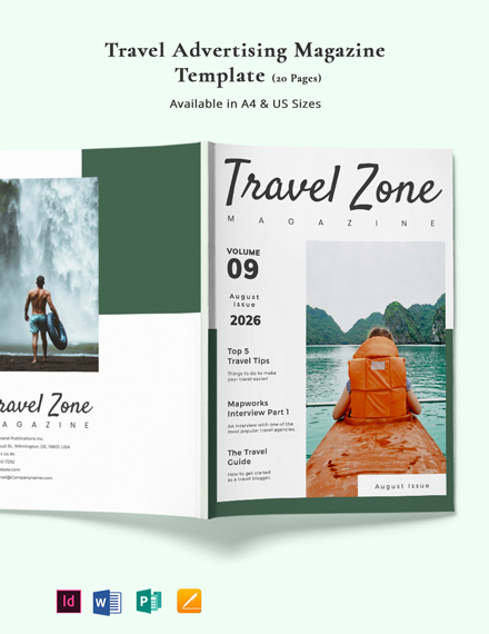 Marketing Advertising Magazine Template - InDesign, Word, PDF ...