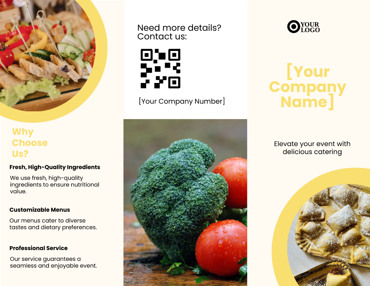 Food Catering Brochure Template - Edit Online & Download Example ...