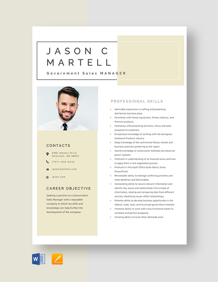 Government Relations Manager Resume Template Free Pages Word Apple 