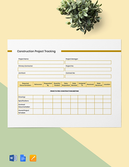 FREE Tracking Sheet Templates - PDF | Word (DOC) | Excel | Google Docs ...