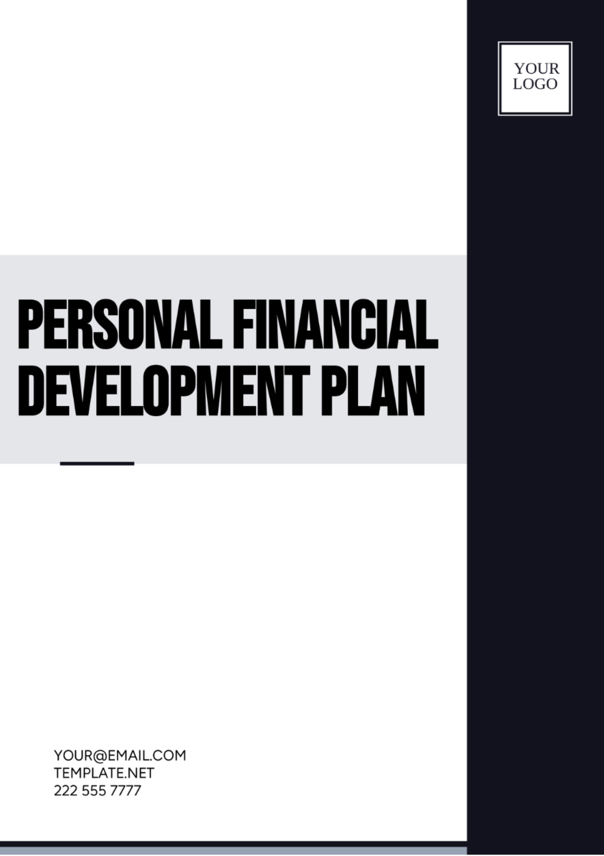 Personal Financial Development Plan Template - Edit Online & Download ...