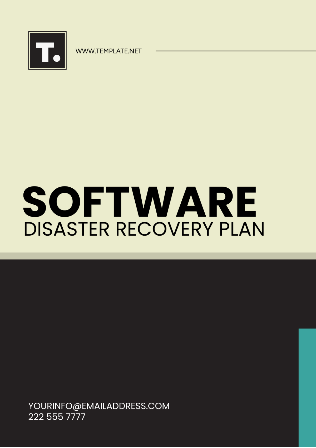 Software Disaster Recovery Plan Template - Edit Online & Download ...