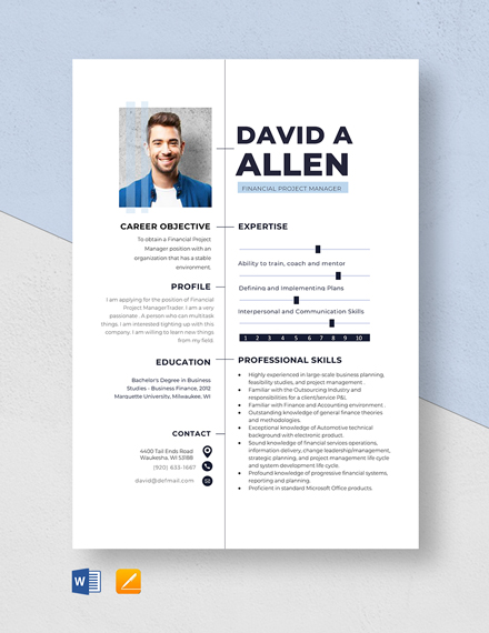 Free Pharmaceutical Project Manager Resume - Download in Word, Apple ...