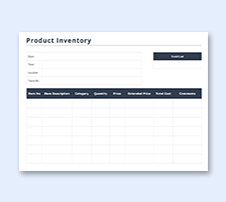 Sample Inventory List Template in Microsoft Word | Template.net