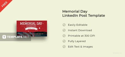 Memorial Day Poster Template in Adobe Photoshop. | Template.net