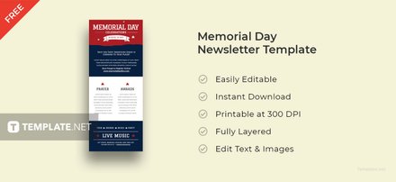 Memorial Day Poster Template in Adobe Photoshop. | Template.net
