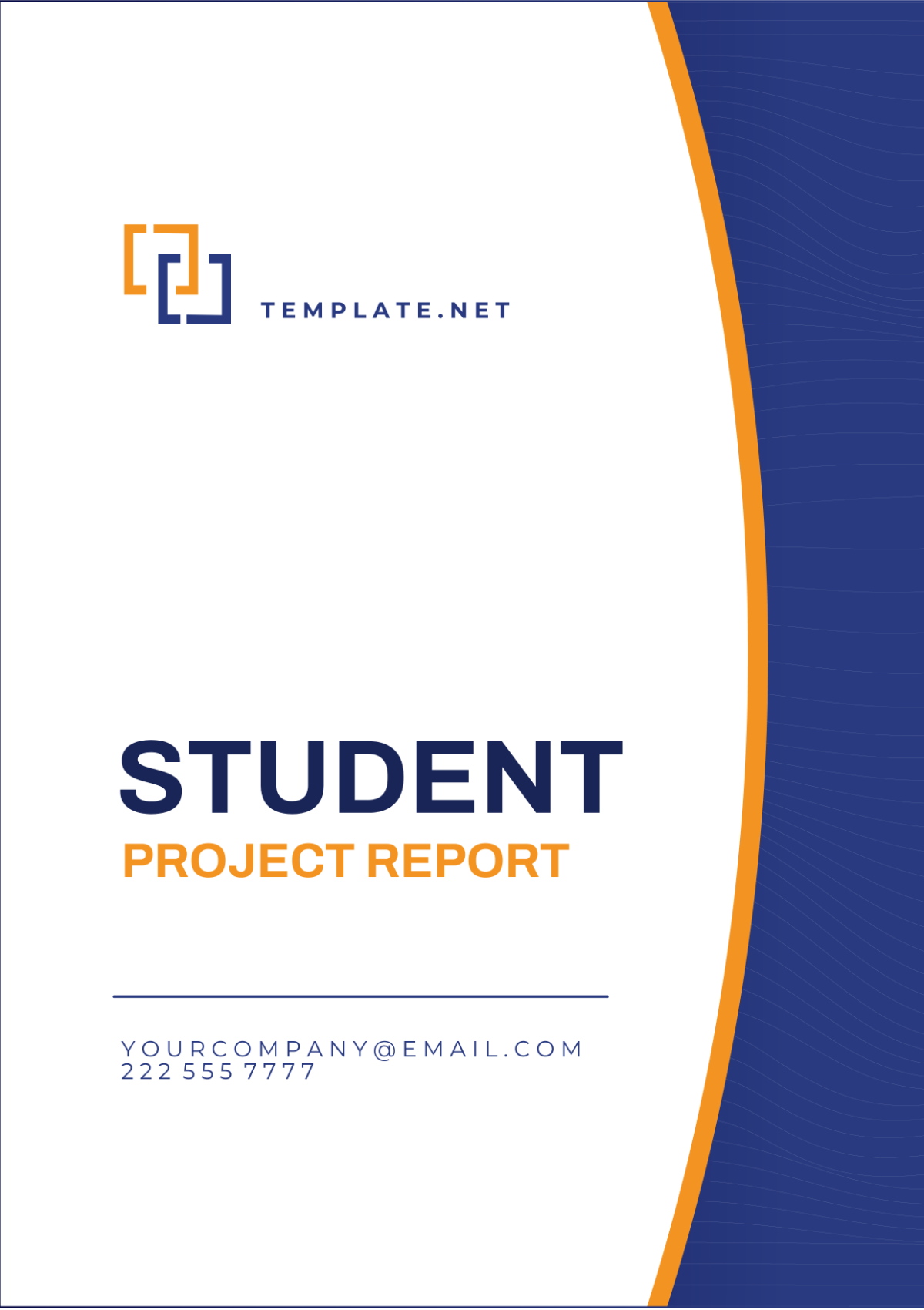 Student Project Report Template - Edit Online & Download Example ...