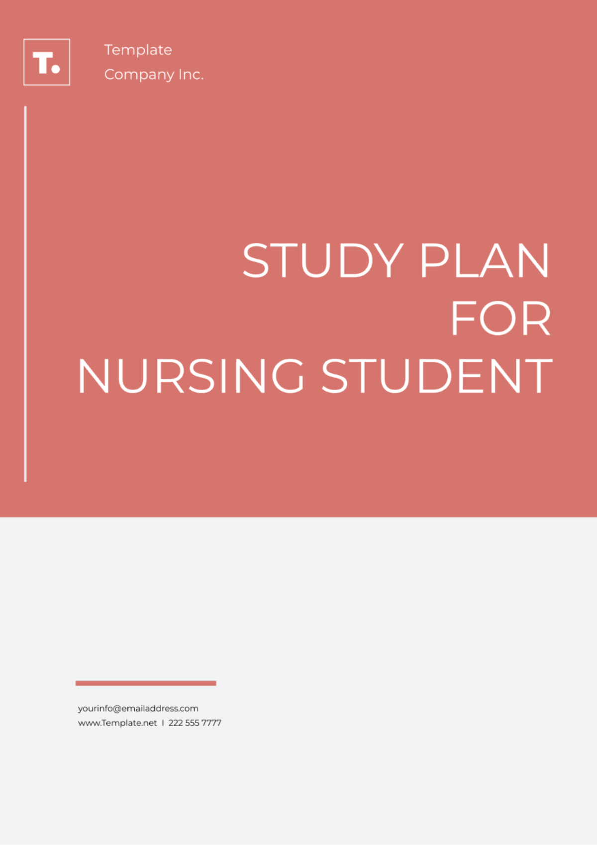 Study Plan for Nursing Student Template - Edit Online & Download ...
