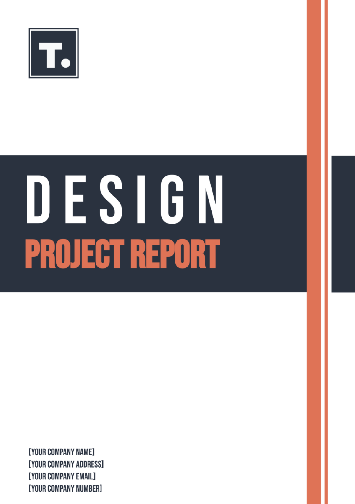 Free Design Project Report Template To Edit Online
