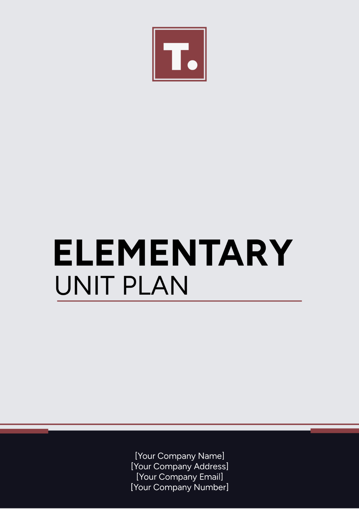 Elementary Unit Plan Template - Edit Online & Download Example ...