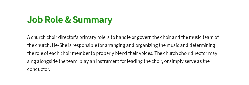 Church Choir Director Job Ad Description Template Free PDF Google Docs Word Template church-choir-director-job-ad-description-template-free-pdf-google-docs-word-template