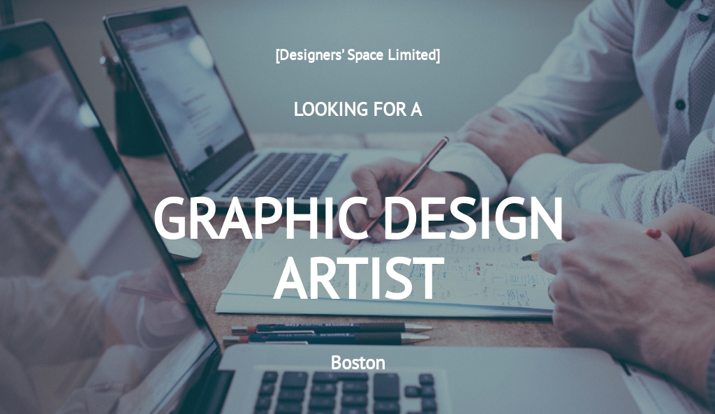 Free Creative Graphic Designer Job Ad and Description Template