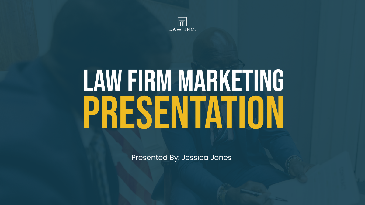 Law Firm Marketing Presentation Template - Edit Online & Download ...