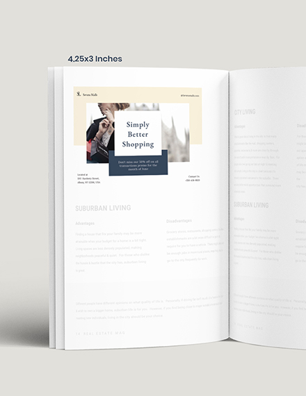 Shopping Magazine Ads Template - InDesign, PSD | Template.net