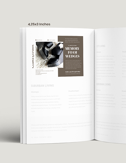 Free Simple Fashion Magazine Ads Template - InDesign | Template.net