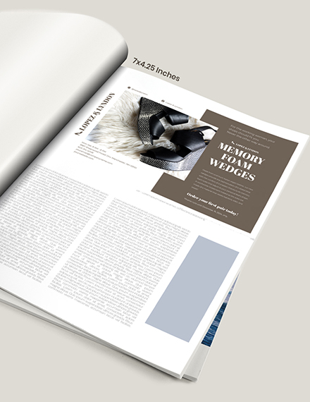 Free Simple Fashion Magazine Ads Template - InDesign | Template.net