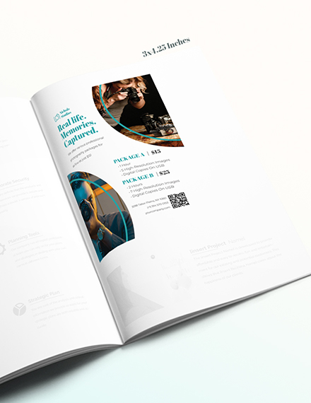 Photographer Pricing Magazine Ads Template - InDesign, Word, Apple ...
