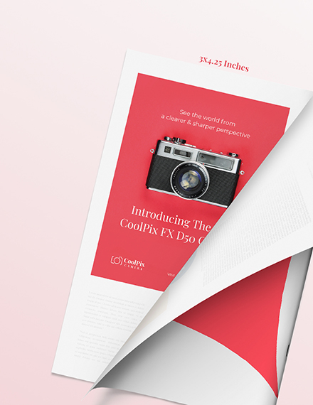 Photography Product Magazine Ads Template - InDesign, Word, Apple Pages ...