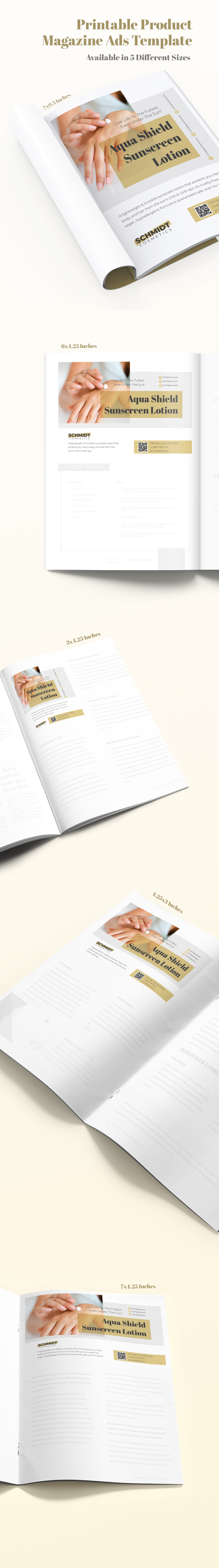 Free Basic Product Magazine Ads Template - InDesign | Template.net