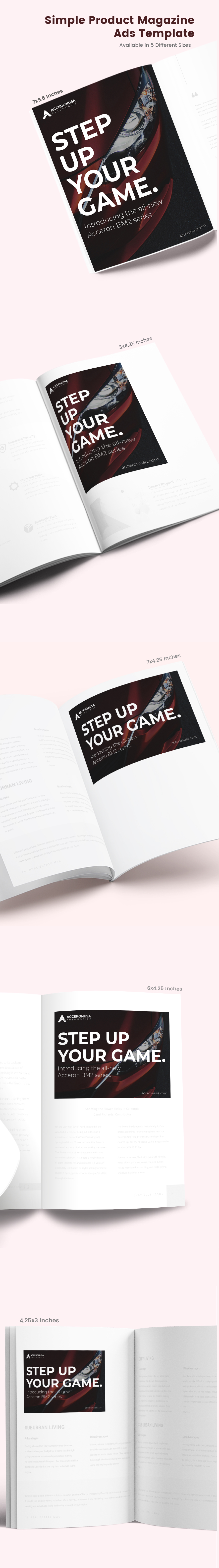 Simple Travel Magazine Ads Template - InDesign, Word, Apple Pages, PSD ...