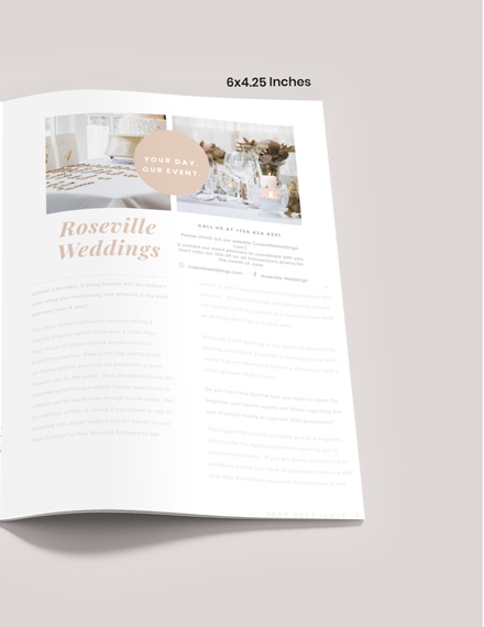 Wedding Event Magazine Ads Template - InDesign, Word, Apple Pages, PSD ...