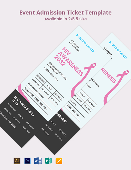 School Athletic Event Ticket Sales Template - Download in Word, Google ...