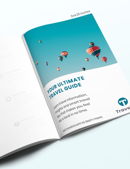 Travel Guide Magazine Ads Template - InDesign, PSD | Template.net
