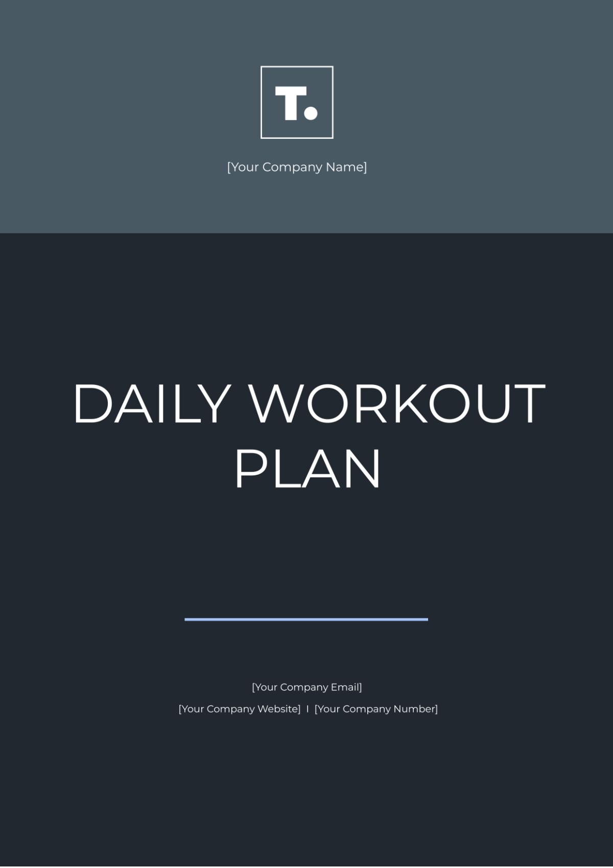 Daily Workout Plan Template - Edit Online & Download Example | Template.net